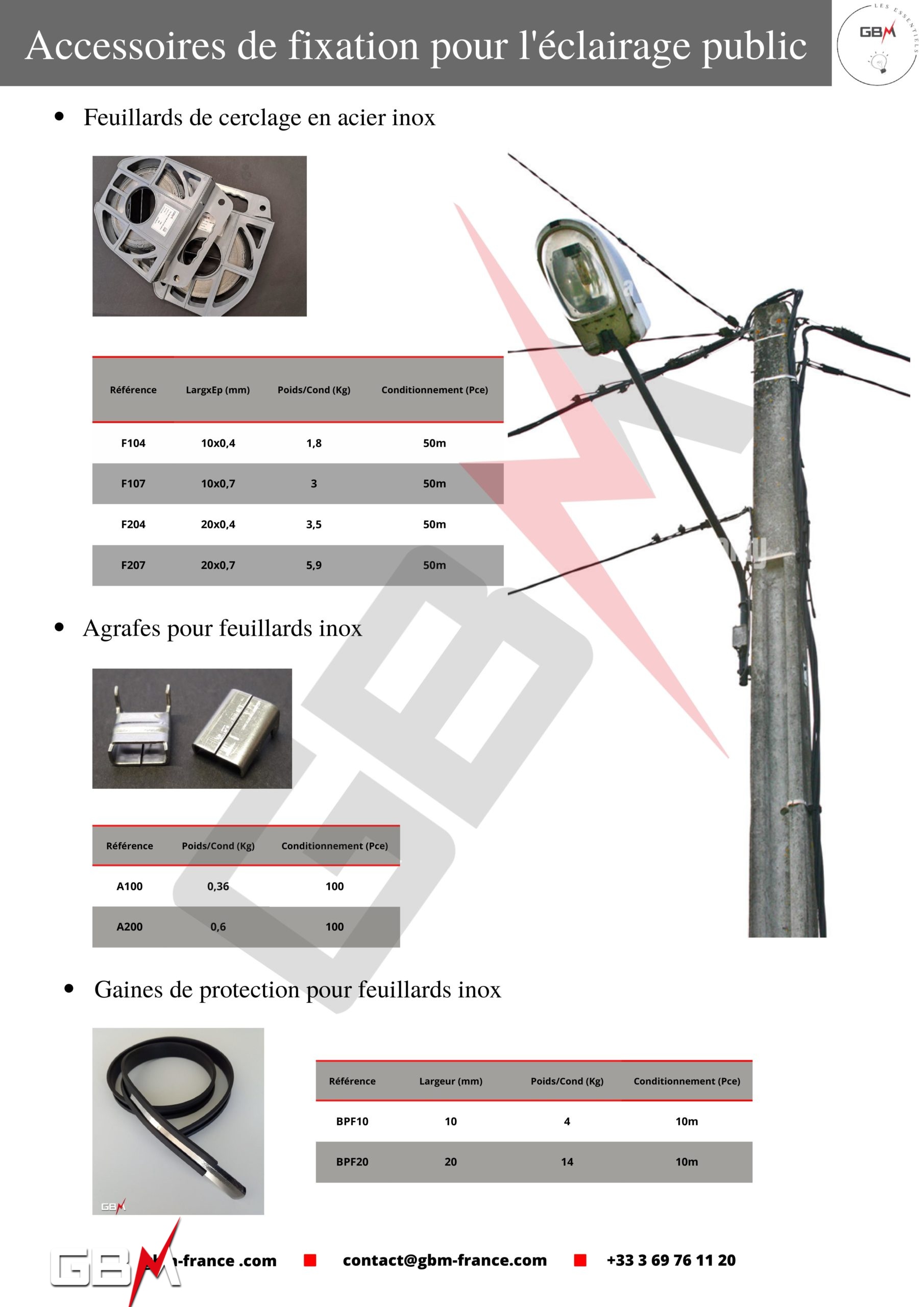 Les essentiels : La fixation pour l'éclairage public - GBM France
